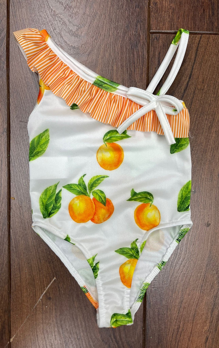 ORANGE GIRLS SWIMSUIT – Ocean Isabella